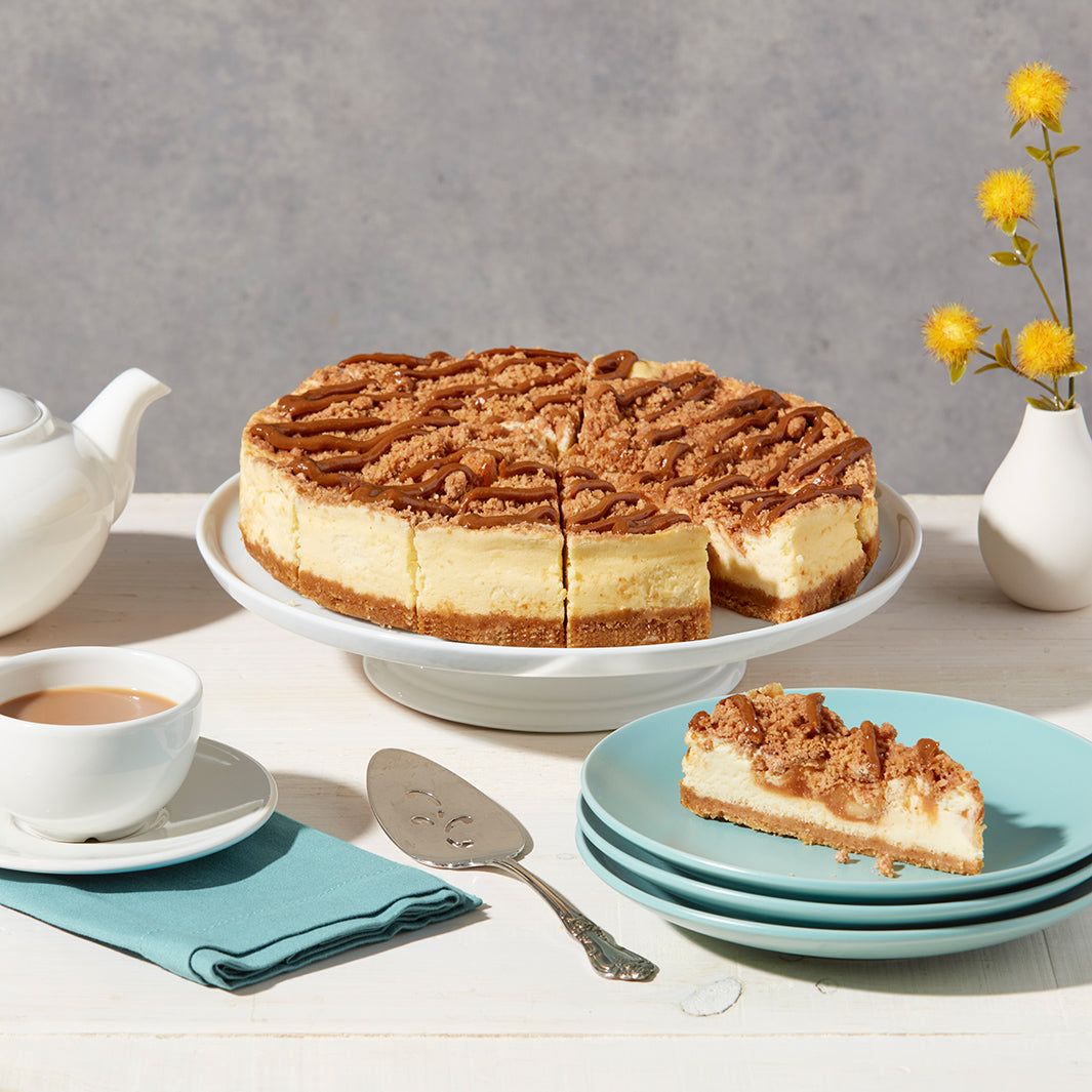 Apple Crisp Pre-Sliced Cheesecake – Elite Sweets