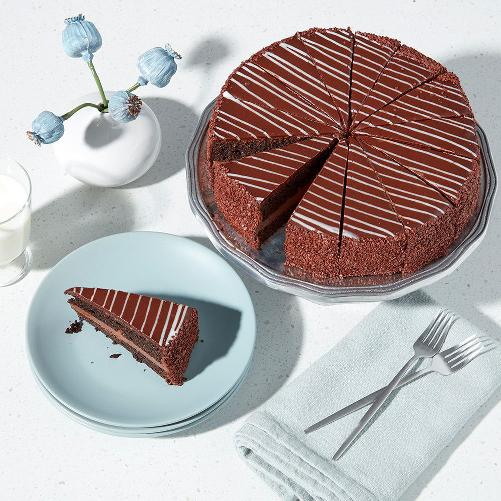 Decadent Chocolate Truffle Pre-Sliced Cake – Elite Sweets