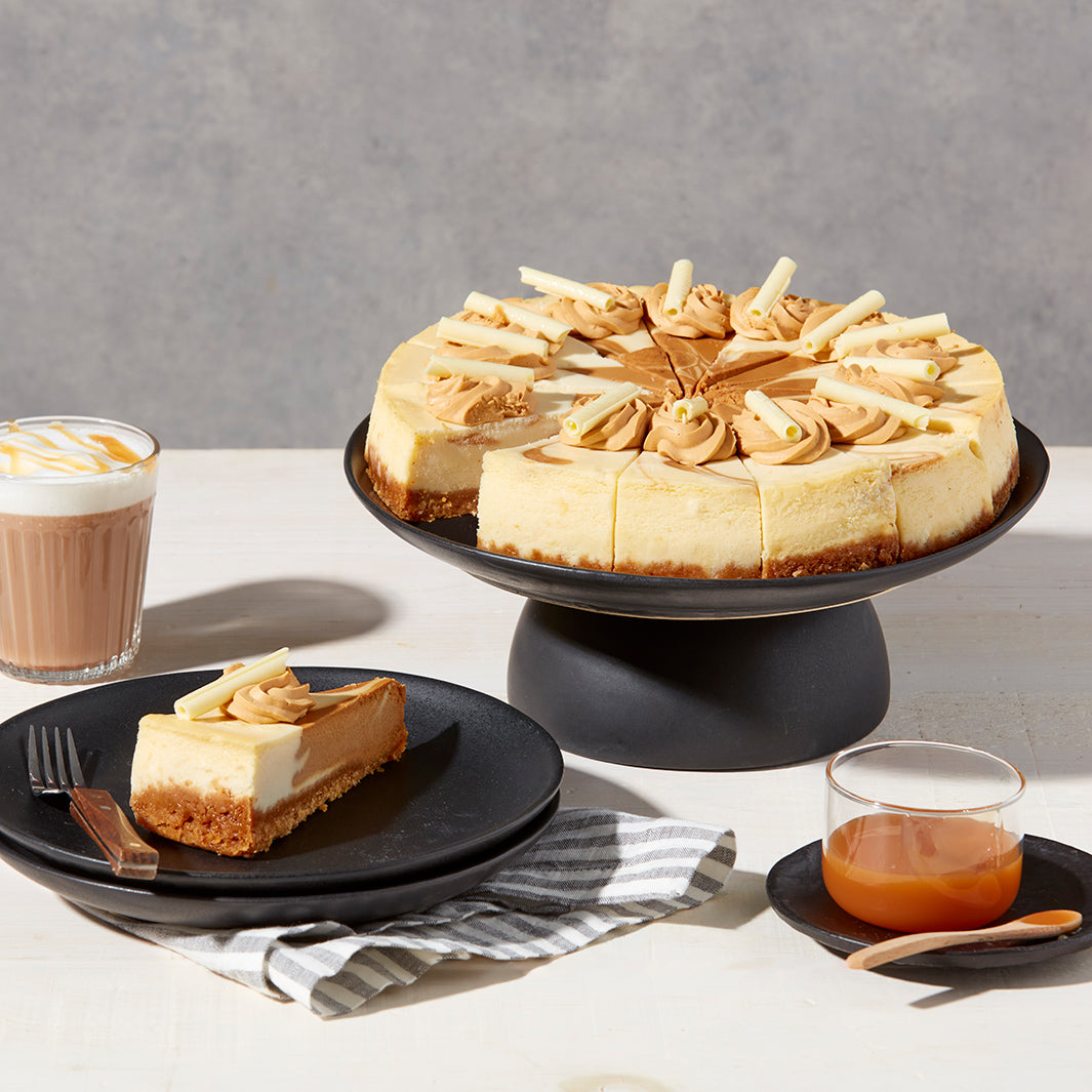 Dulce De Leche Pre-Sliced Cheesecake – Elite Sweets